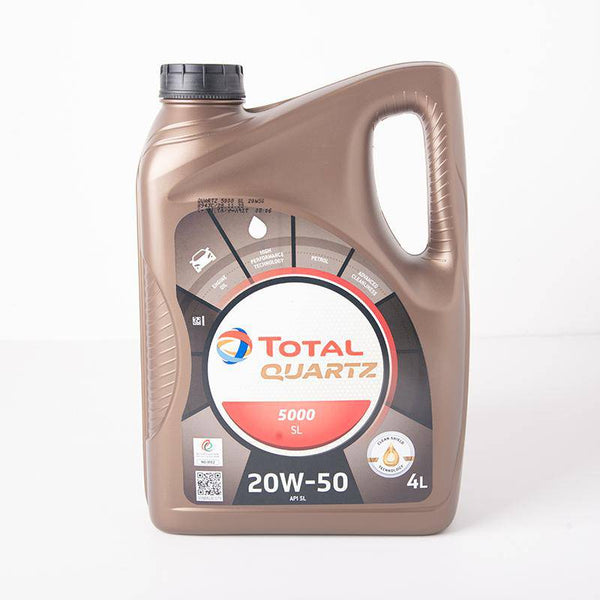 Buy TOTAL QUARTZ 5000 20W-50 Engine Oil 4 Litre in Kuwait | FK Auto Parts